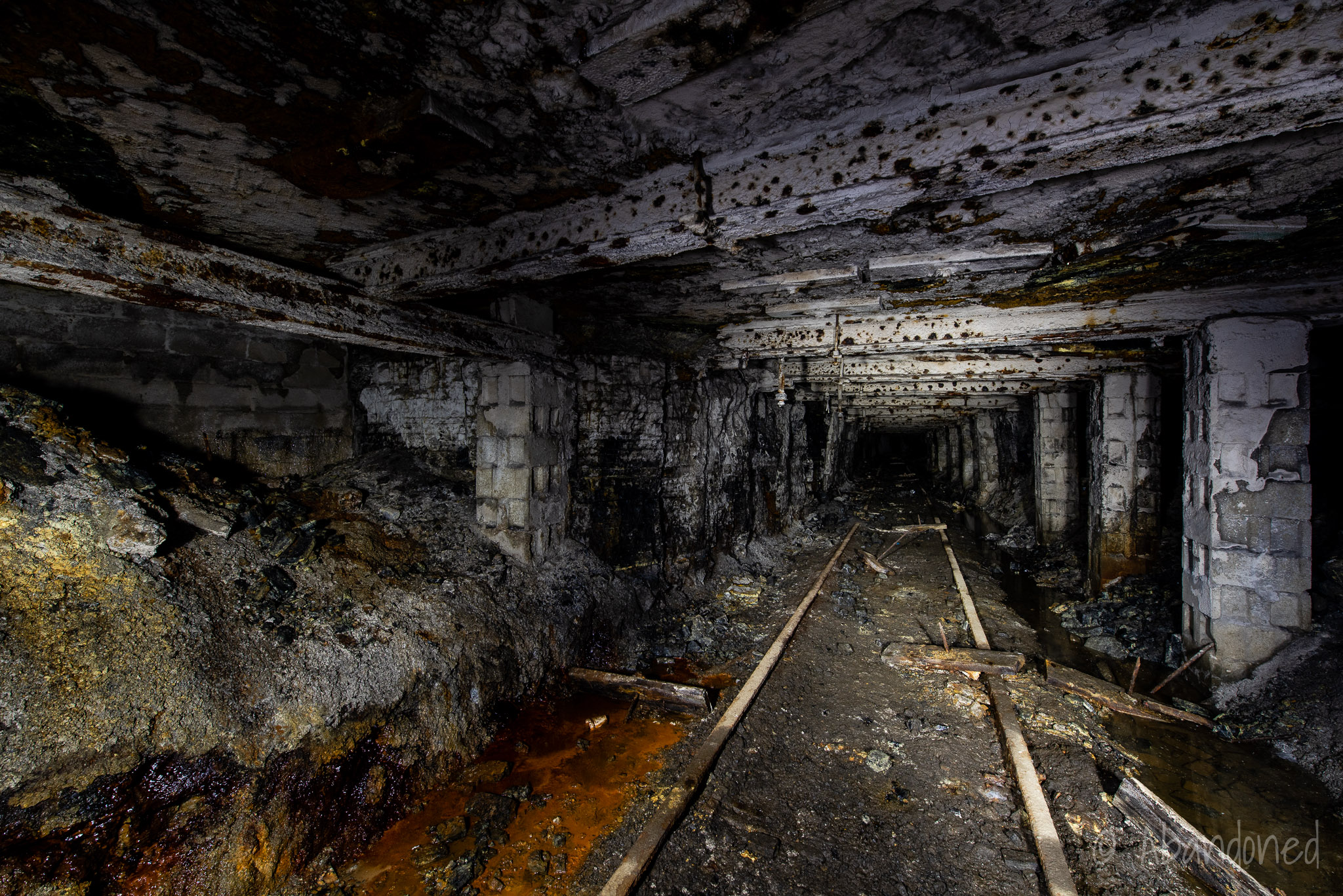 Mathies Mine Abandoned