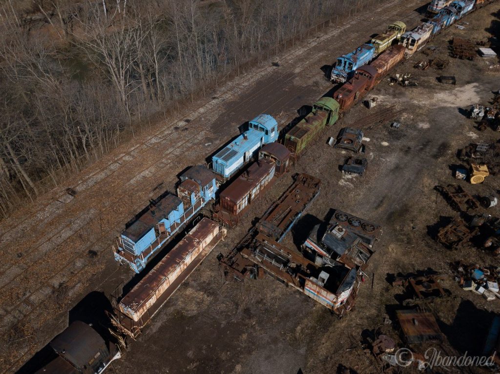 Ohio Railroad Locomotive Graveyard - Abandoned