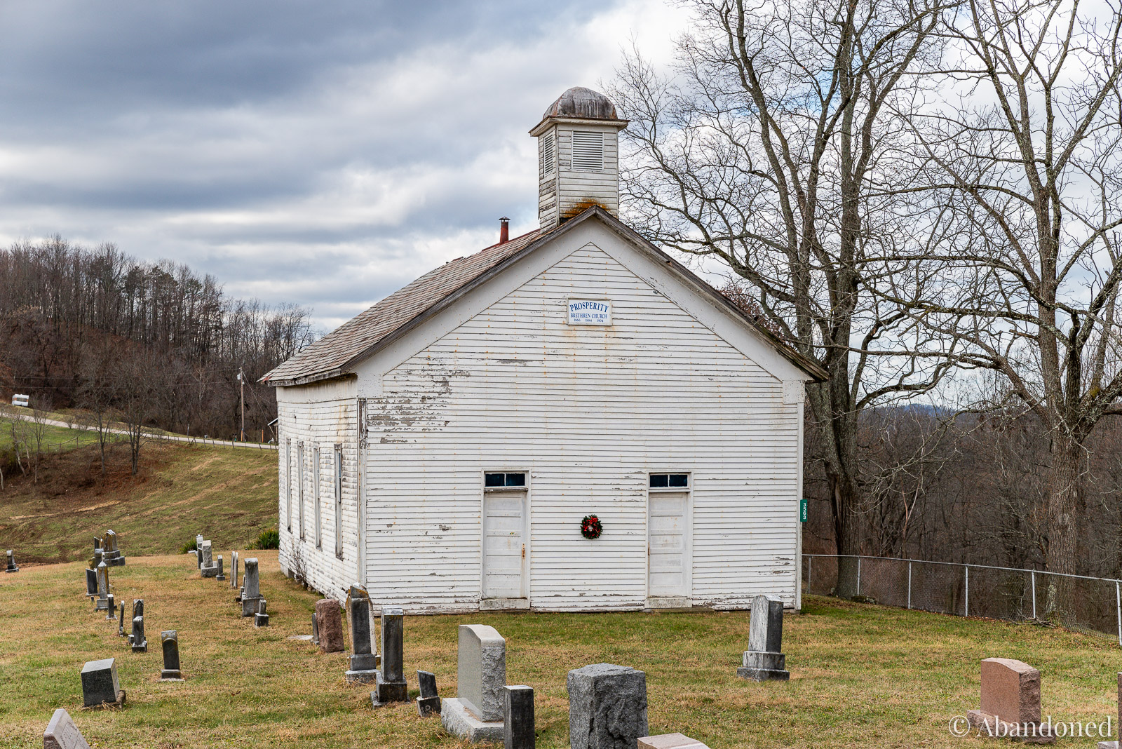 Prosperity Church and Cemetery – Dec. 2022 - Abandoned