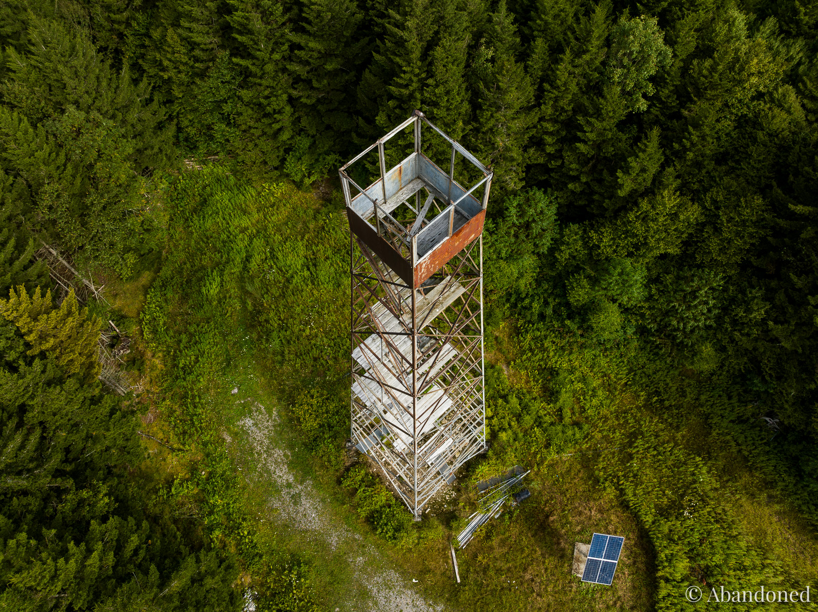 Barton Knob Tower – Sept. 2023 - Abandoned