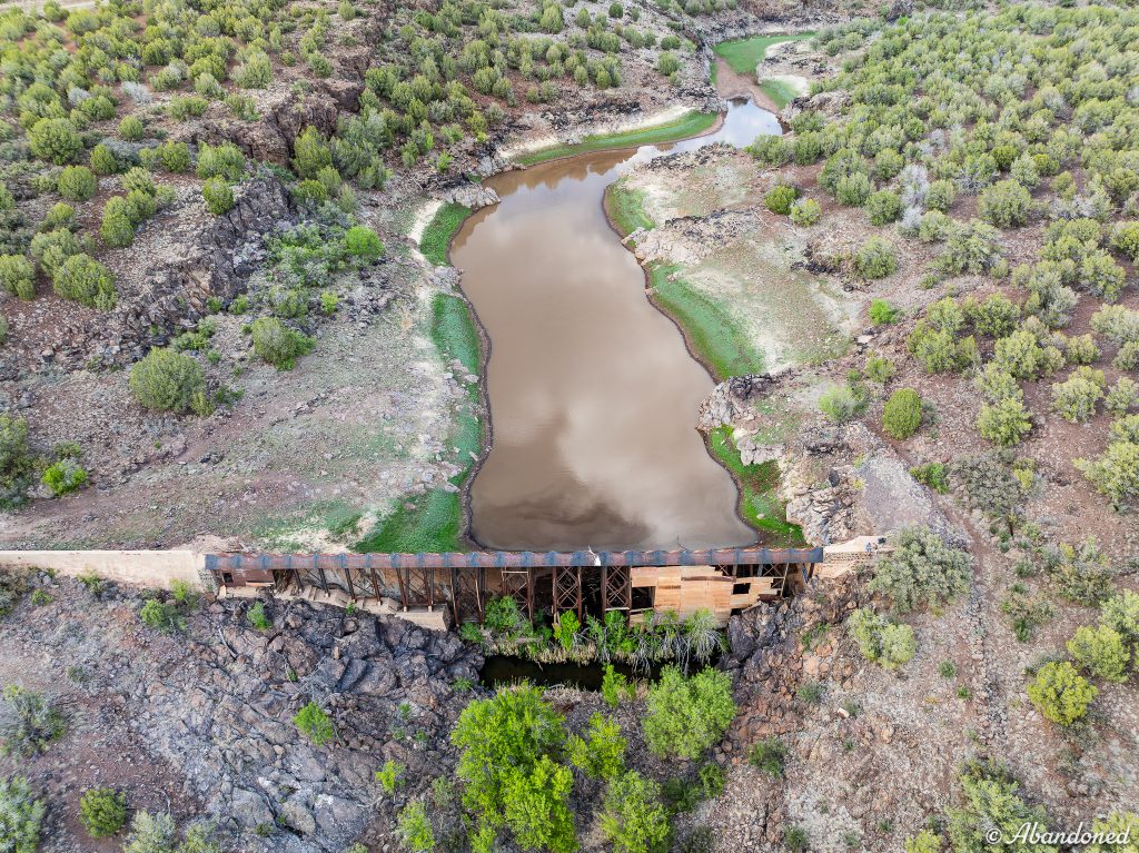 Ashfork-Bainbridge Steel Dam - Abandoned