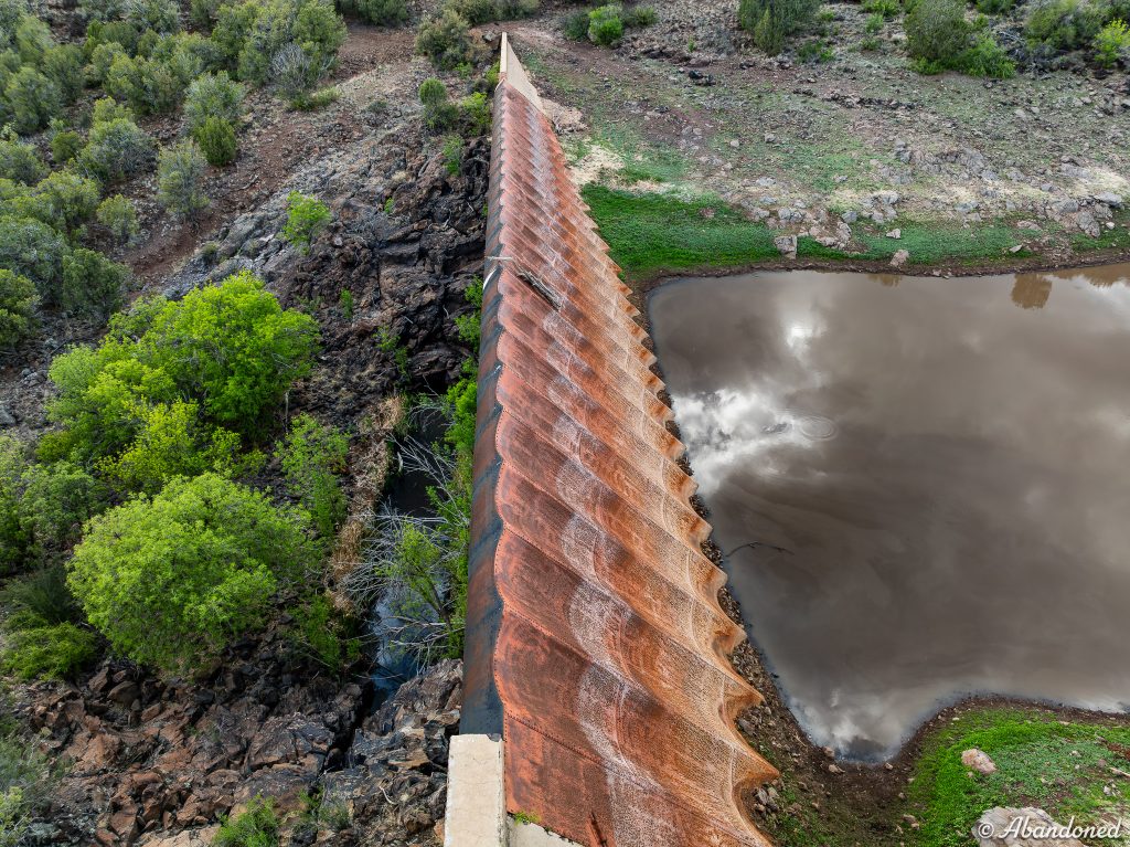 Ashfork-Bainbridge Steel Dam - Abandoned